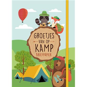 Briefpapier Groetjes van op kamp (Bosdieren) - ZNU - Achat Livre | fnac