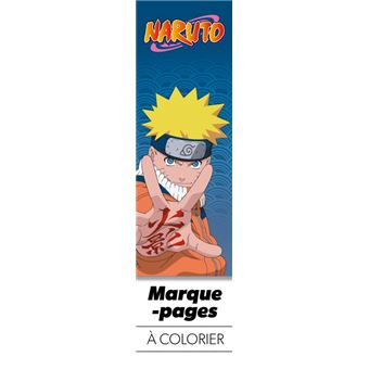 Naruto - bleu - Marque-pages à colorier Naruto Vol. 1 (Bleu) - Naruto ...