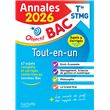 Annales Objectif BAC 2026 - Bac STMG Tout-en-un - sujets et corrigés - broché - Stéphanie Di ...