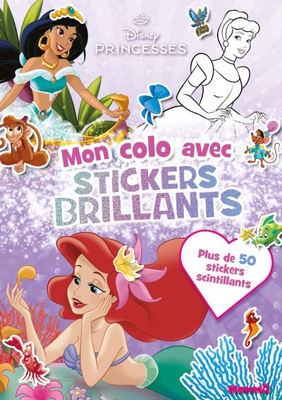 Disney Princesses - Disney Princesses - Mon colo avec stickers ...
