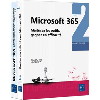 Microsoft 365 - Coffret de 2 livres : Maîtrisez les outils, gagnez en ...