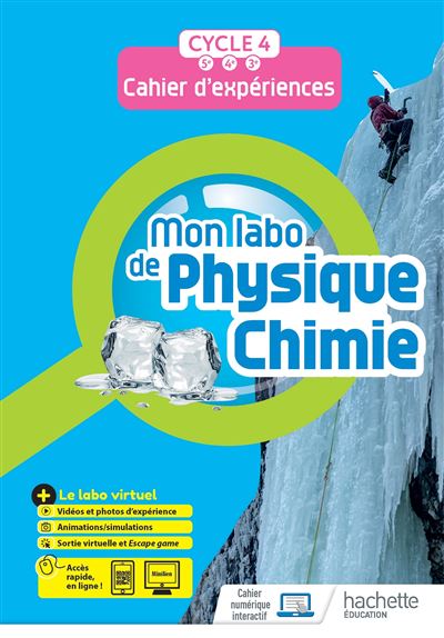Mon labo de Physique-Chimie cycle 4 - cahier d'expériences Edition 2021 - broché - Fabienne ...