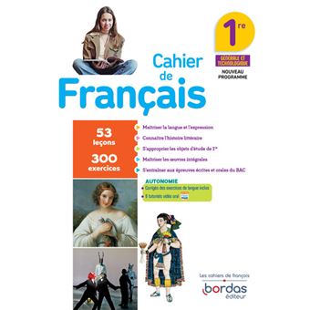 Français 1re 2020 Cahier d'exercices - broché - Lucille Arnaud, Sabine ...