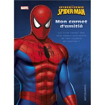 Marvel Spider-Man Mon carnet d'amitié Spider Sense Un livre rempli des ...