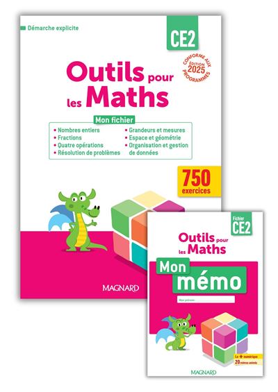 Outils pour les Maths CE2 par domaine (2025) - Fichier de l'élève ...