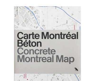 Carte montréal béton / concrete montreal map Concrete Montréal Map ...