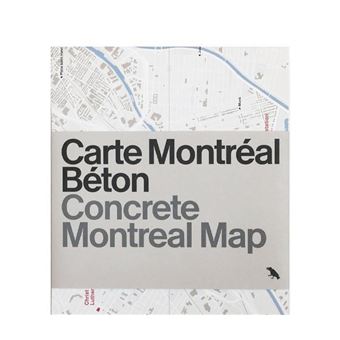 Carte montréal béton / concrete montreal map Concrete Montréal Map ...