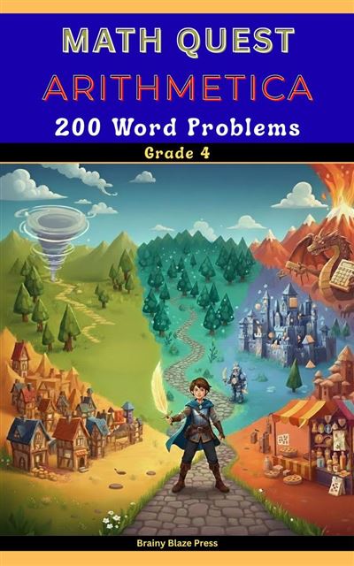 Math Quest - Arithmetica - 200 Word Problems - Grade 4 : A Fantasy ...