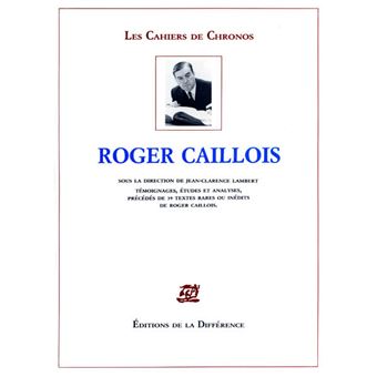 Roger Caillois EAN ANCIENNE EDITION MAJ MASSE - broché - Jean-Renaud ...