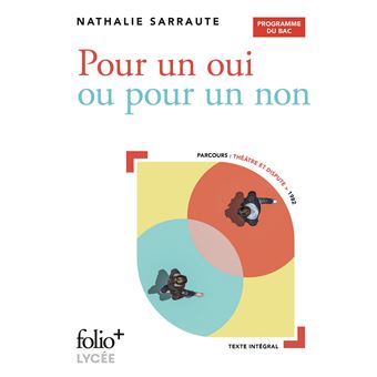 Pour un oui ou pour un non Bac 2025 - Dernier livre de Nathalie ...