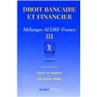 Droit bancaire et financier Mélange AEDBF-France - broché - Hubert de ...