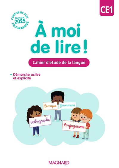 A Moi De Lire - À moi de lire ! CE1 (2025) - Cahier d’étude de la ...