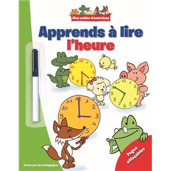 Apprends a lire l'heure - broché - Collectif - Achat Livre | fnac