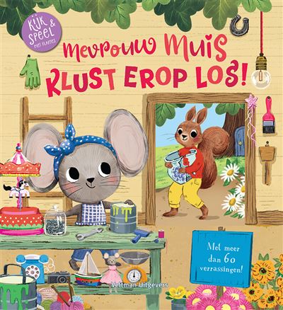 Mevrouw Muis klust erop los! - gekartonneerd - Jenny Wren, Boek Alle ...