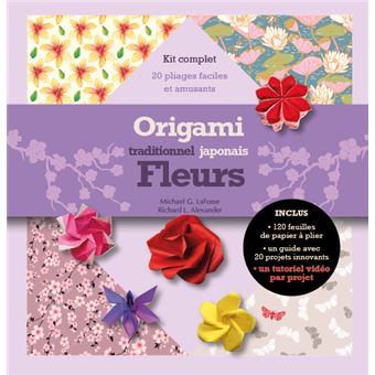 Origami traditionnel japonais - Fleurs Kit complet avec un livret et ...