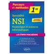 Spécialité NSI (numérique et sciences informatiques) - Première - nouveaux programmes - broché ...