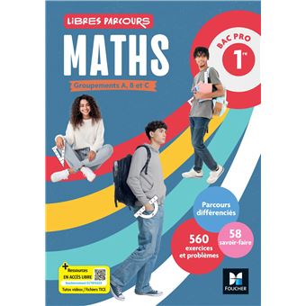 Libres parcours - Maths 1re Bac Pro Groupements A B C - Éd. 2026 ...