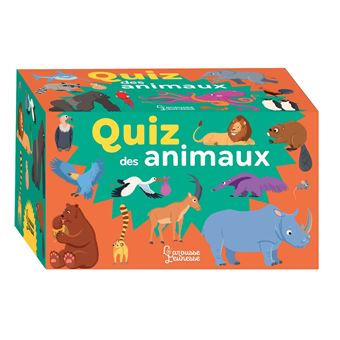 Quiz des animaux Avec 100 cartes - Boîte ou accessoire - Jean-Michel ...