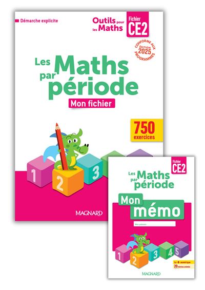 Outils pour les Maths CE2 par période (2025) - Fichier de l'élève ...