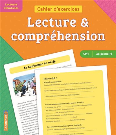 Cahier d'exercices lecture & compréhension (CM1- 4e primaire) (orange ...