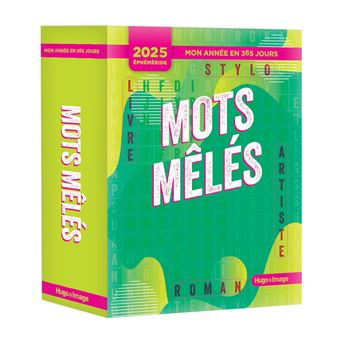 Mon année en 365 jours - 2025 - Mots mêlés - Collectif, Livre tous les ...