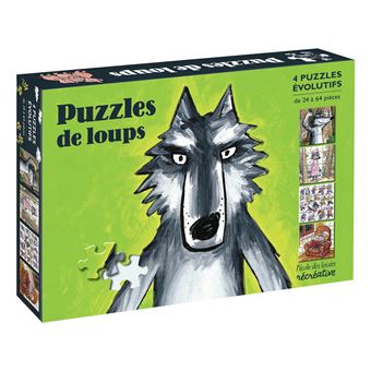 4 puzzles évolutifs loup - Mario Ramos - Achat Livre | fnac
