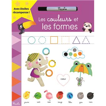 Les couleurs et les formes + feutre + autocollants - broché - Collectif ...