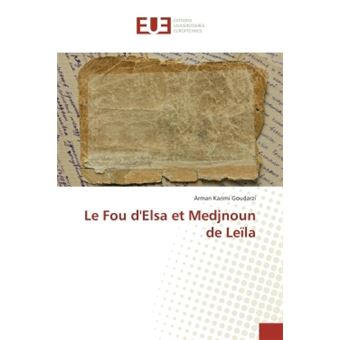 Le Fou d'Elsa et Medjnoun de Leïla - broché - Arman Karimi Goudarzi ...