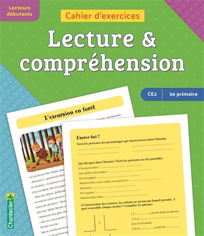 Cahier d'exercices lecture & compréhension (CE2 -3e primaire) (vert-bleu) ce2-3e primaire ...