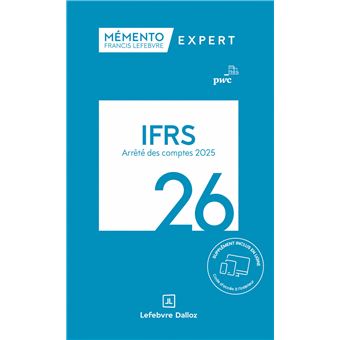 Mémento IFRS 2026 - Dernier livre de PriceWaterhouseCoopers (PWC) - Précommande & date de sortie ...