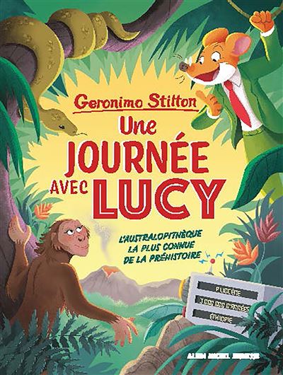 Geronimo Stilton Rode Reeks - UNE JOURNEE AVEC LUCY L'AUSTRALOPITHEQUE ...