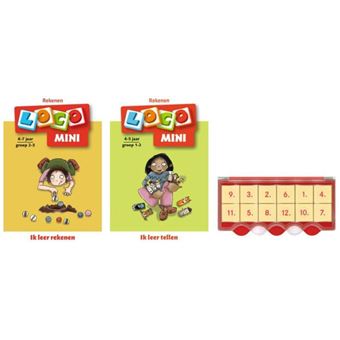 Loco Mini - Loco Mini ik leer rekenen 5+ (doos + 2 boekjes) - broché ...