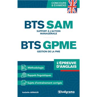 BTS SAM et GPME – L’épreuve d’anglais Support à l’action managériale – Gestion de la PME ...