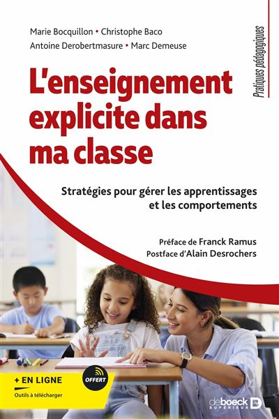 L’enseignement explicite dans ma classe Stratégies pour gérer les apprentissages et les ...