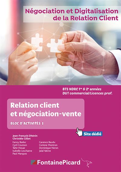 Relation client et negociation-vente bloc 1 bts ndrc Bloc 1 BTS NDRC - broché - BADOC-COURSON ...
