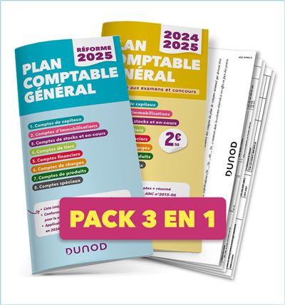 Plan comptable général - Pack 3 en 1 : PCG 2024-2025 + PCG réforme 2025 ...