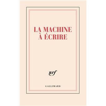 Carnet "La machine à écrire" (papeterie) - broché - Collectif - Achat ...