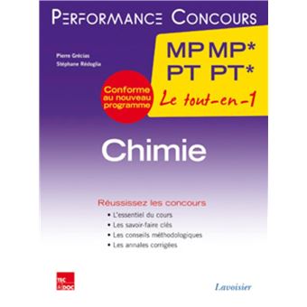 Chimie 2e année MP MP* - PT PT* - broché - Vincent Tejedor, Stéphane ...