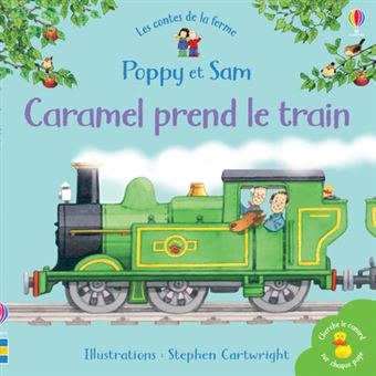 Poppy et Sam - Mini-livre - Caramel prend le train - Poppy et Sam ...