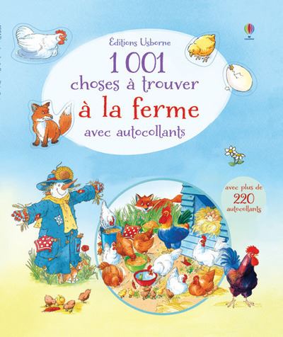 1001 choses à trouver à la ferme - Autocollants Usborne - broché ...