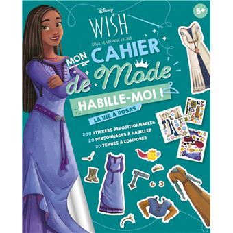 Wish - Asha Et La Bonne Étoile - 200 stickers repositionnables - 20 ...