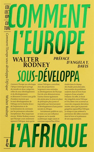 Comment l’Europe sous-développa l’Afrique - broché - Walter Rodney ...