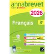Annales du brevet 2026 - Annabrevet Français 3e - Nouveau brevet Sujets ...