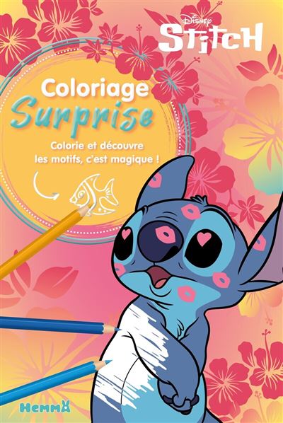 Lilo et Stitch - Disney Stitch - Coloriage surprise - Colorie et ...