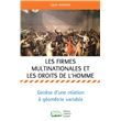 Les Firmes multinationales et les droits de l'homme Genèse d'une ...
