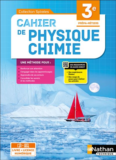 Physique-chimie 3 ème Prépa métiers - Livre + Licence élève 2022 ...