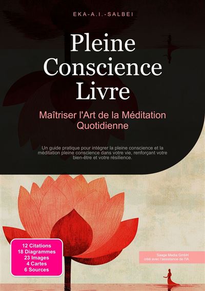 Pleine Conscience Livre Maîtriser l'Art de la Méditation Quotidienne ...