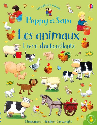 Poppy et Sam - Poppy et Sam - Les animaux - Livre d'autocollants ...
