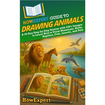 HowExpert Guide to Drawing Animals A 39-Day Step-by-Step System with ...