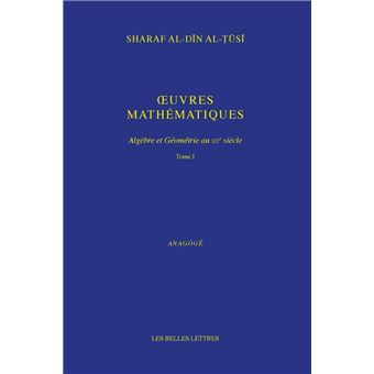 Œuvres mathématiques Algèbre et Géométrie au XIIe siècle - broché ...